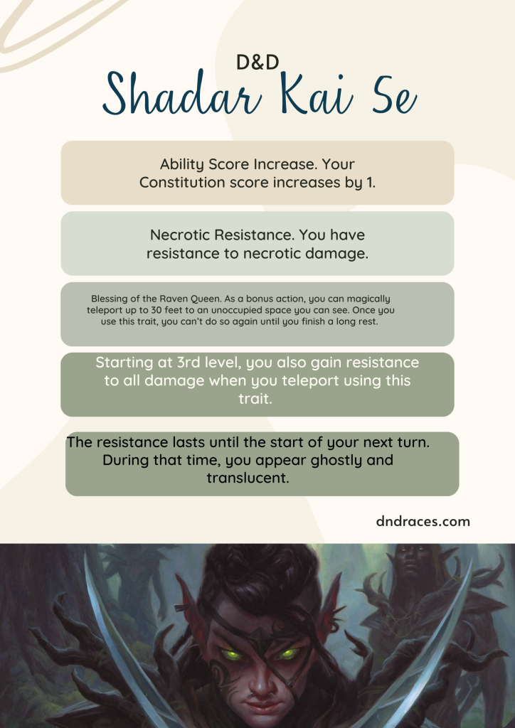 Shadar Kai 5e - Unveiling the Dark Secrets